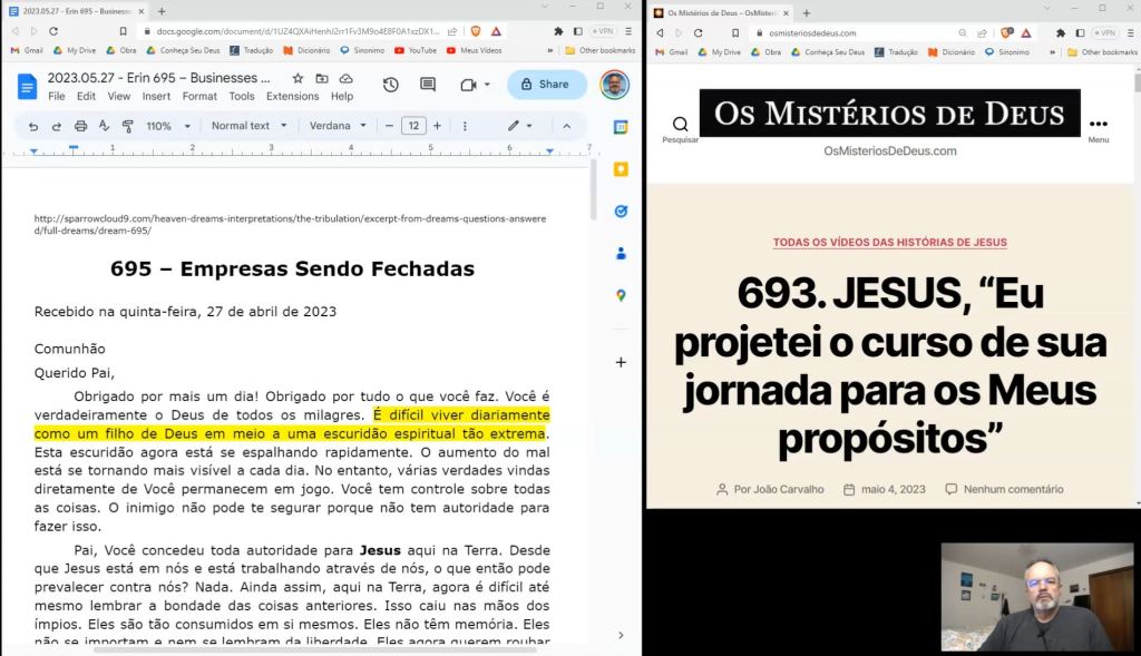 695. JESUS, “Comigo, todas as coisas são feitas novas” – Os Mistérios ...